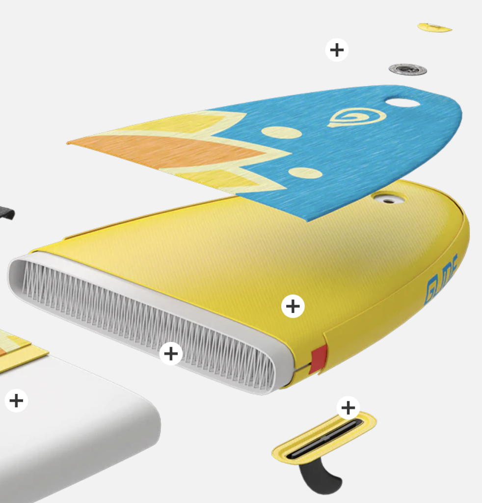 Glide Whitewater Paddle Board: A Stable & Durable SUP