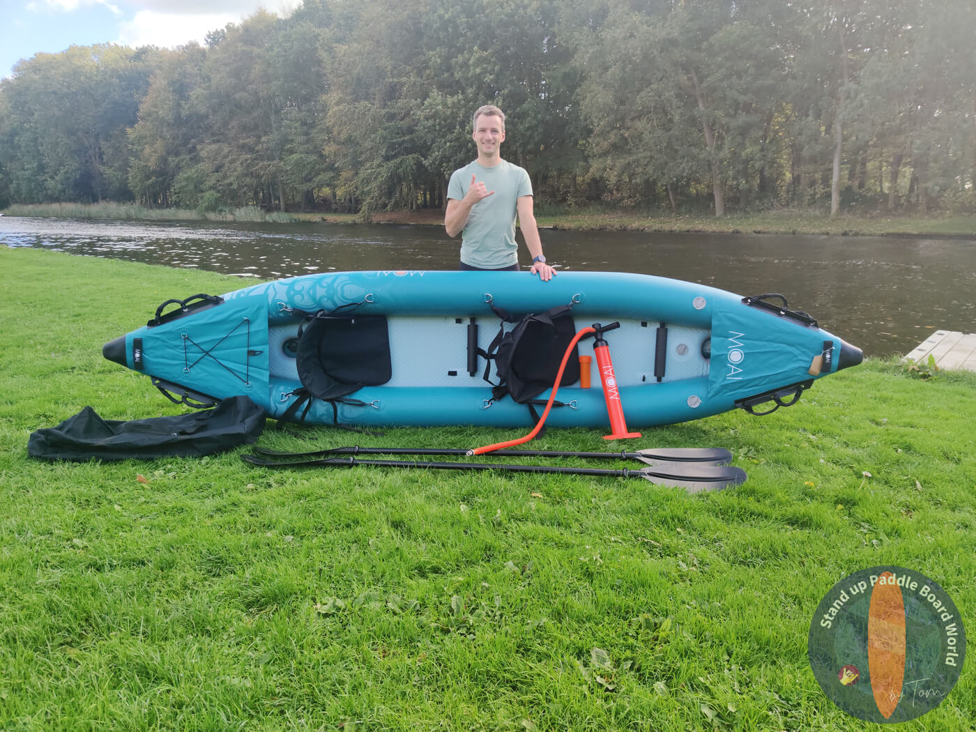 MOAI Inflatable 2-person kayak Tangaloa